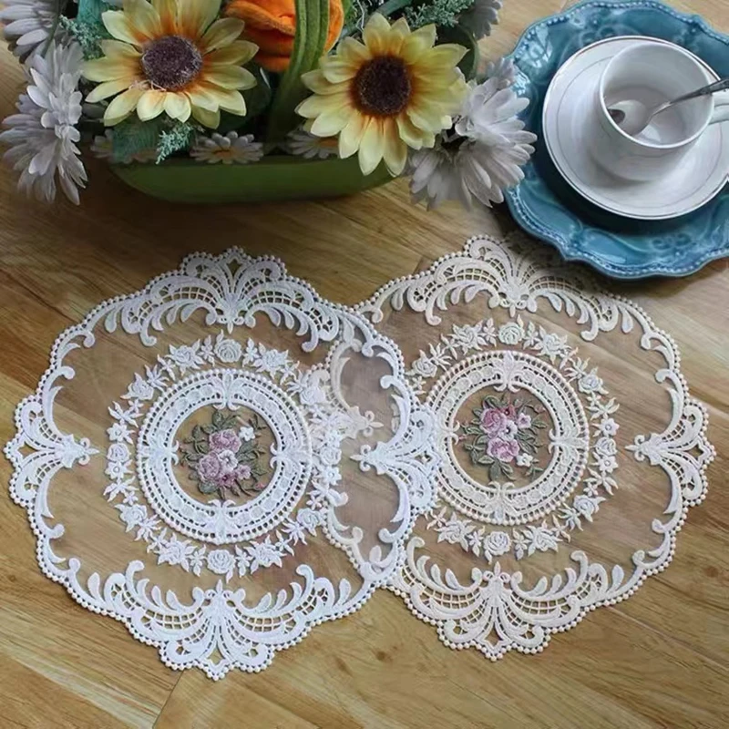Napperon-de-table-manger-avec-broderie-de-fleurs-style-europ-en-plaque ...