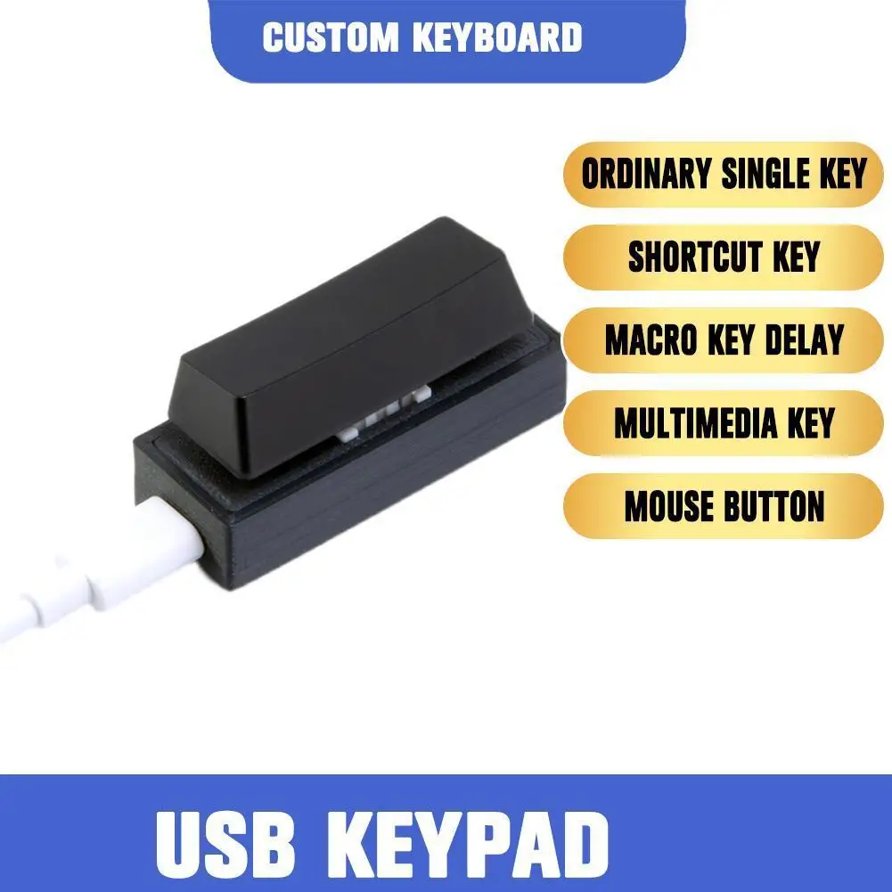 One-Key-Programmable-Macro-Keyboard-USB-1m-Cable-One-key-Shortcut-Keys ...