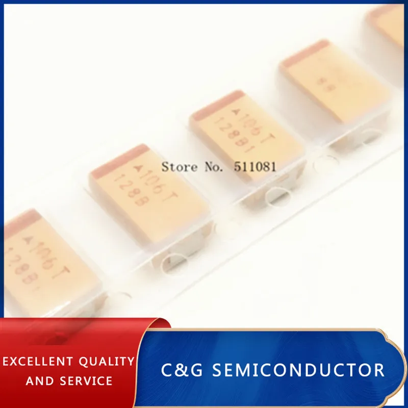 10PCS 100UF A/B/C/D Size SMD Tantalum Capacitor 6.3V 10V 16V 25V 35V ...