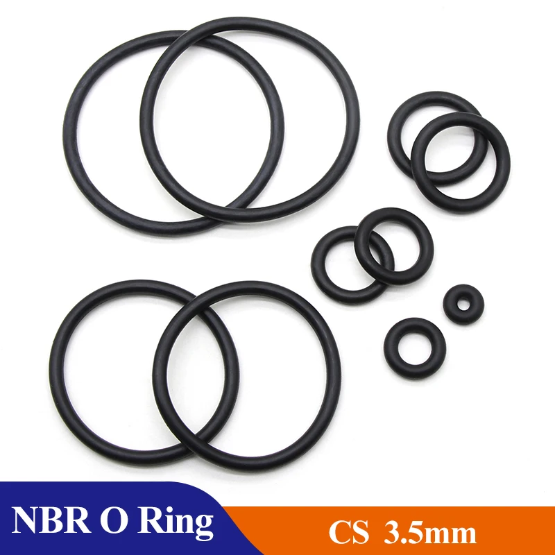 10-50Pcs-NBR-O-Ring-Gasket-Thickness-CS-3-5mm-OD-10-285mm-Nitrile ...