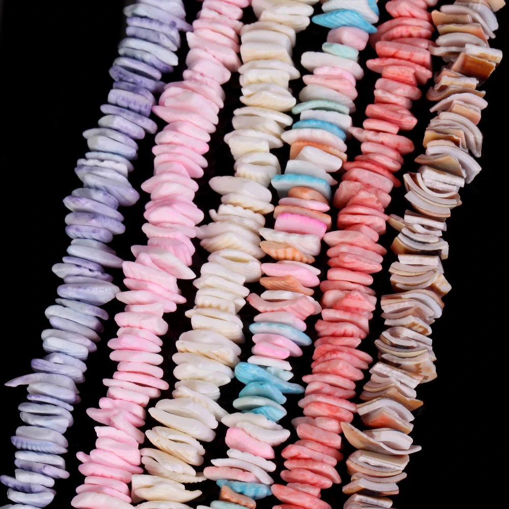 Cuentas-de-concha-de-colores-naturales-para-fabricaci-n-de-joyas-cuentas-espaciadoras-sueltas ...