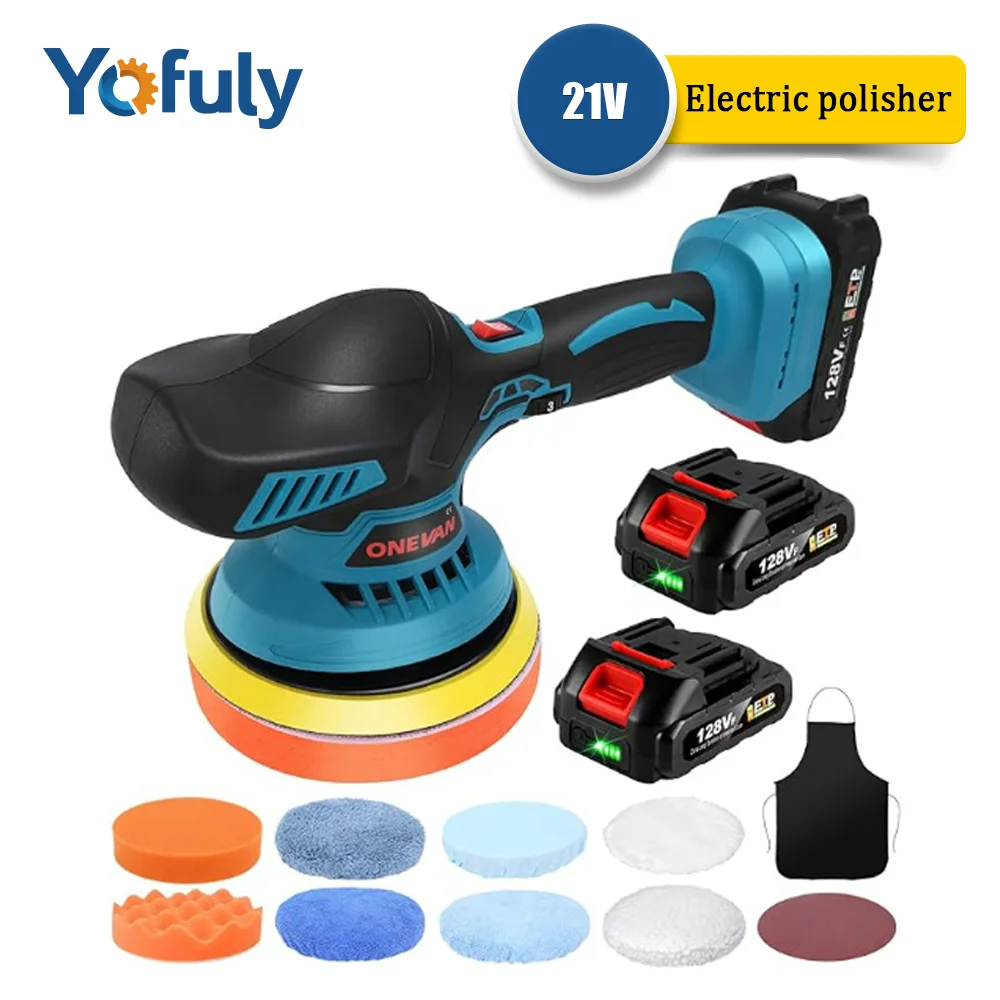 6-Variable-Speeds-Polishing-Machine-with-Battery-Mini-6-Inch-Wireless ...