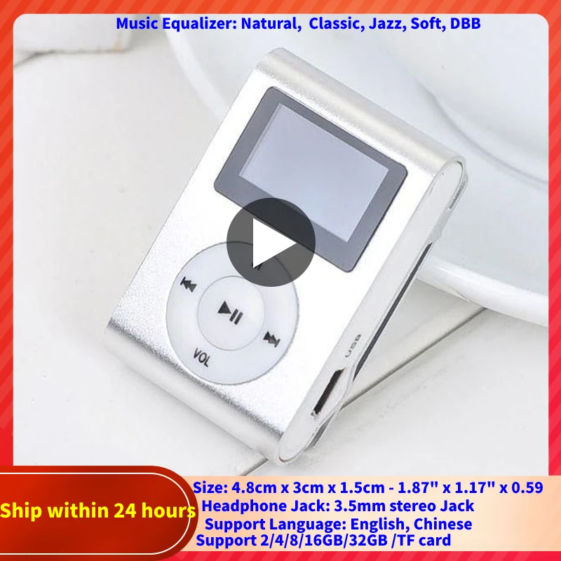 Music-Player-Metal-Digital-Rechargeable-Slot-Portable-Support-32gb-Tf ...
