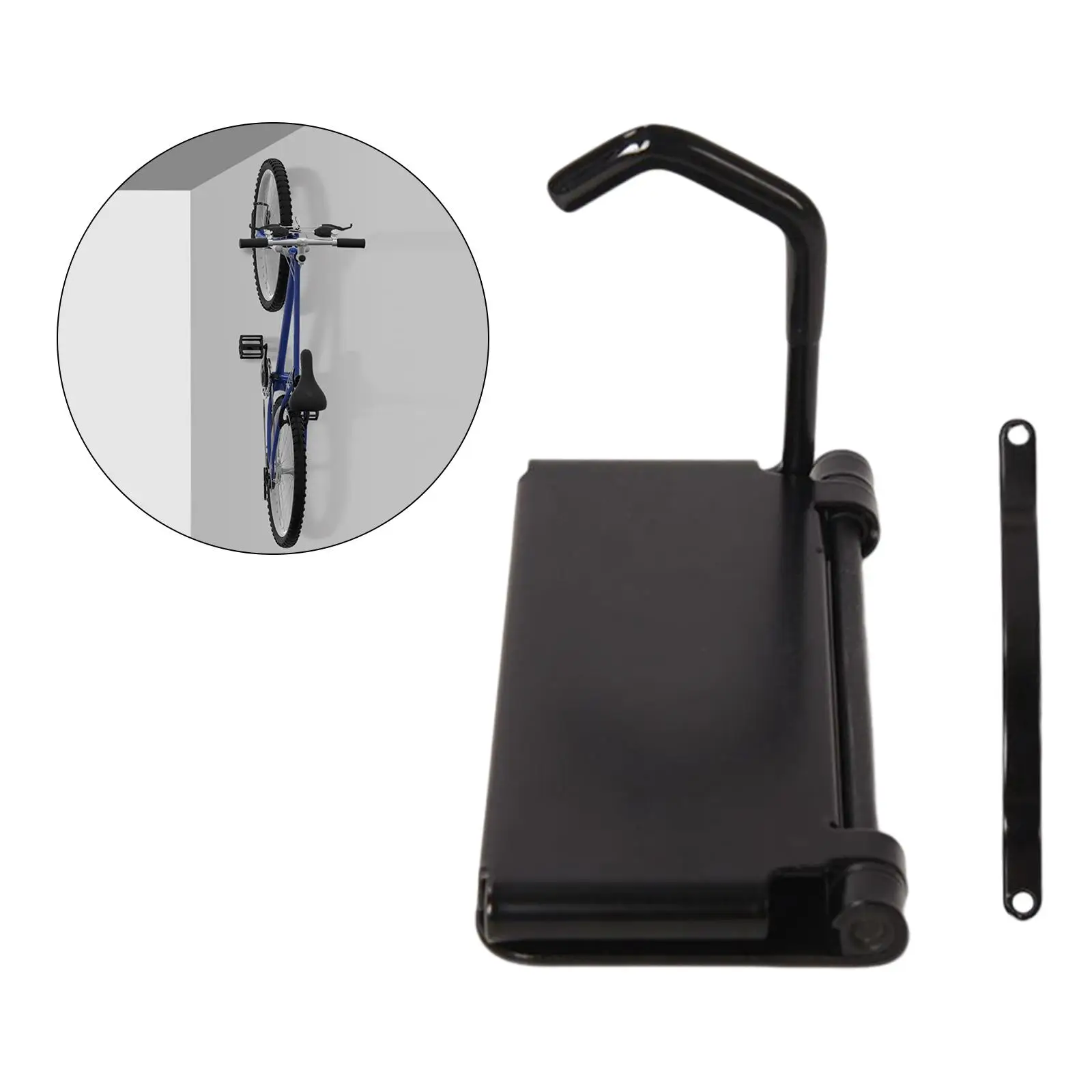 Wall-Mount-Foldable-Easy-to-Intall-Rotatable-Bike-Stand-Holder-for-Home ...