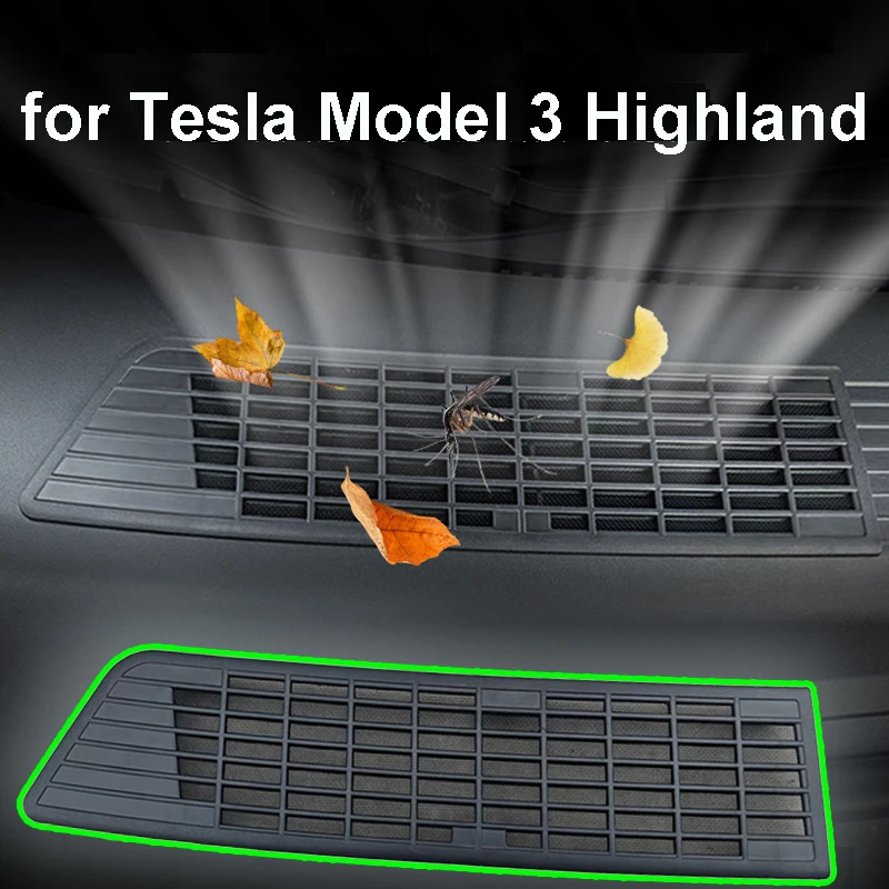 for-Tesla-Model-3-Highland-2024-Accessories-Front-Trunk-Air-Vent-Intake ...