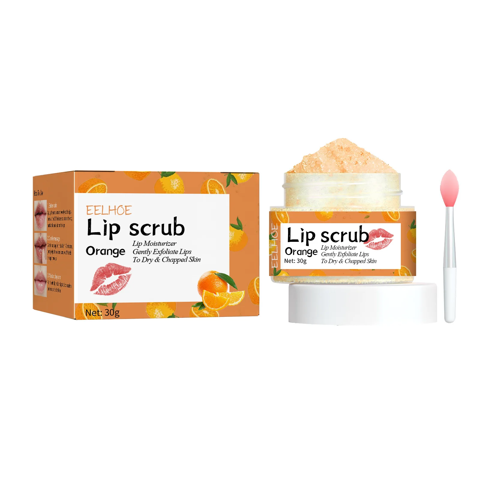 Exfoliante para labios rosados Eliminación de piel muerta Aclarado ...