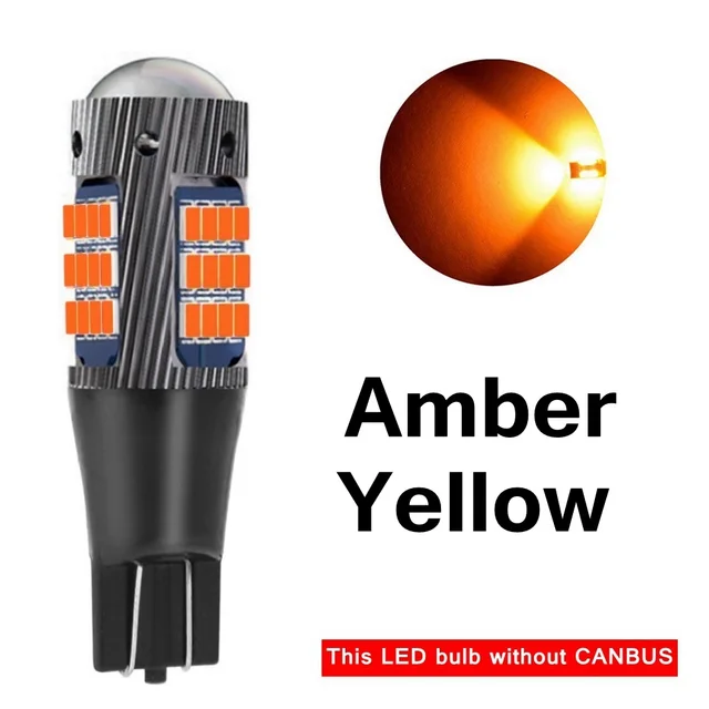 2PCS T15 W16W WY16W Super Bright LED Car Brake Bulbs Turn Signals Auto ...