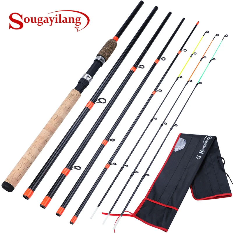 Sougayilang High Quality Cork Handle Feeder Spinning Fishing Rod 3.0m L ...