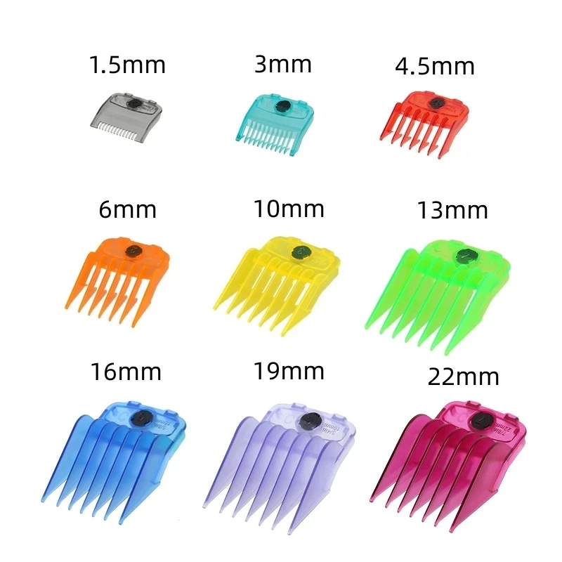 10Pcs/Set Limit Comb For Wahl Electric Clippers Barber Shop Hair ...
