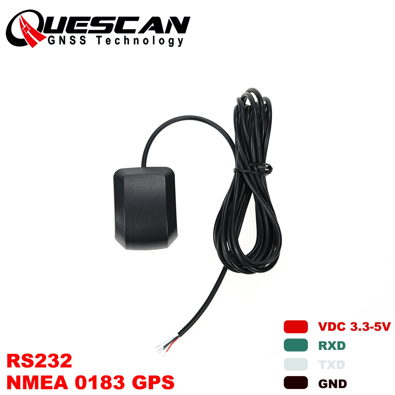 Quescan-3-3V-5V-NMEA-0183-RS232-GPS-Antenna-Receiver-NMEA0183-GPS-for ...