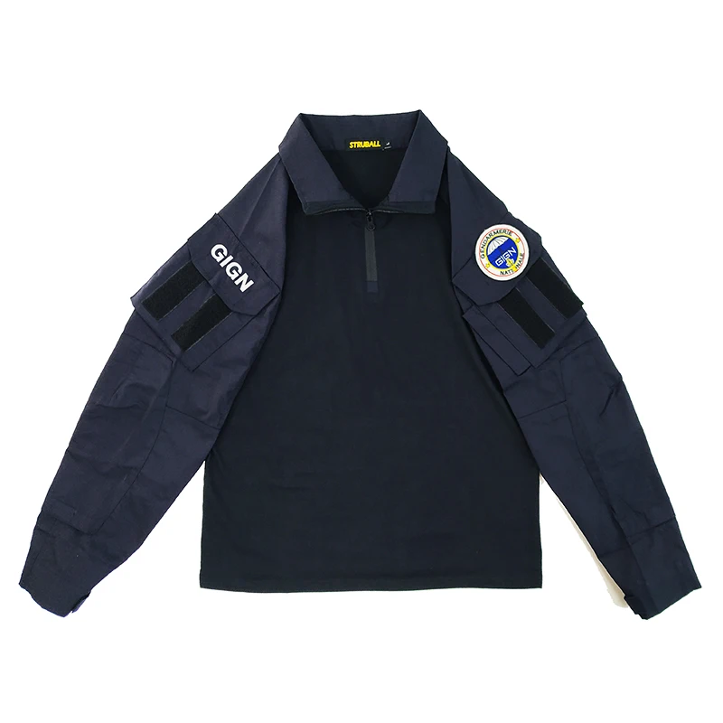 French GIGN Special Team Tactical Suit Top Male Youth Coat Spring and ...