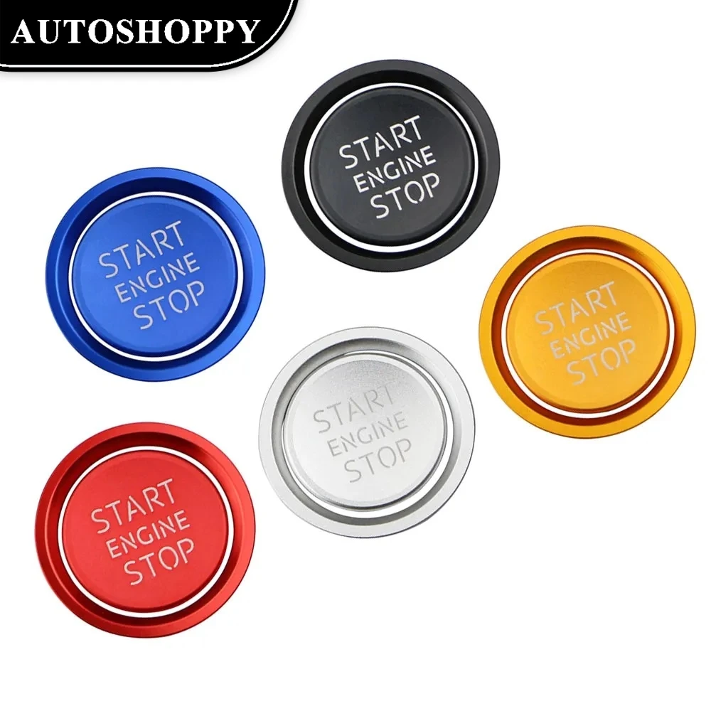 Car Ignition Key Ring Cover for Audi A4 A6 A3 A5 Q3 Q5 Q7 Engine Start ...