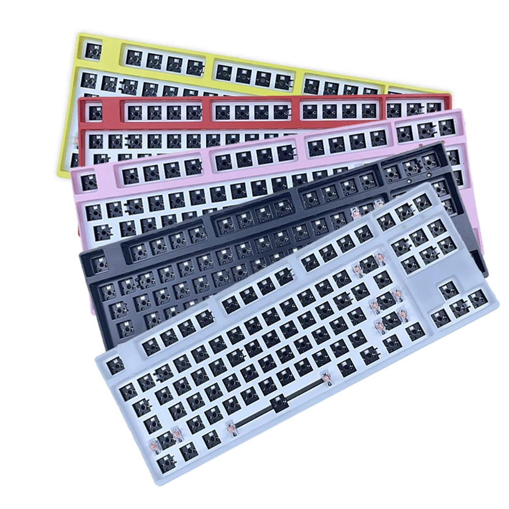 T87-Mechanical-Keyboard-Kit-Three-Mode-RGB-Hot-Swap-Gaming-Keyboard-87 ...