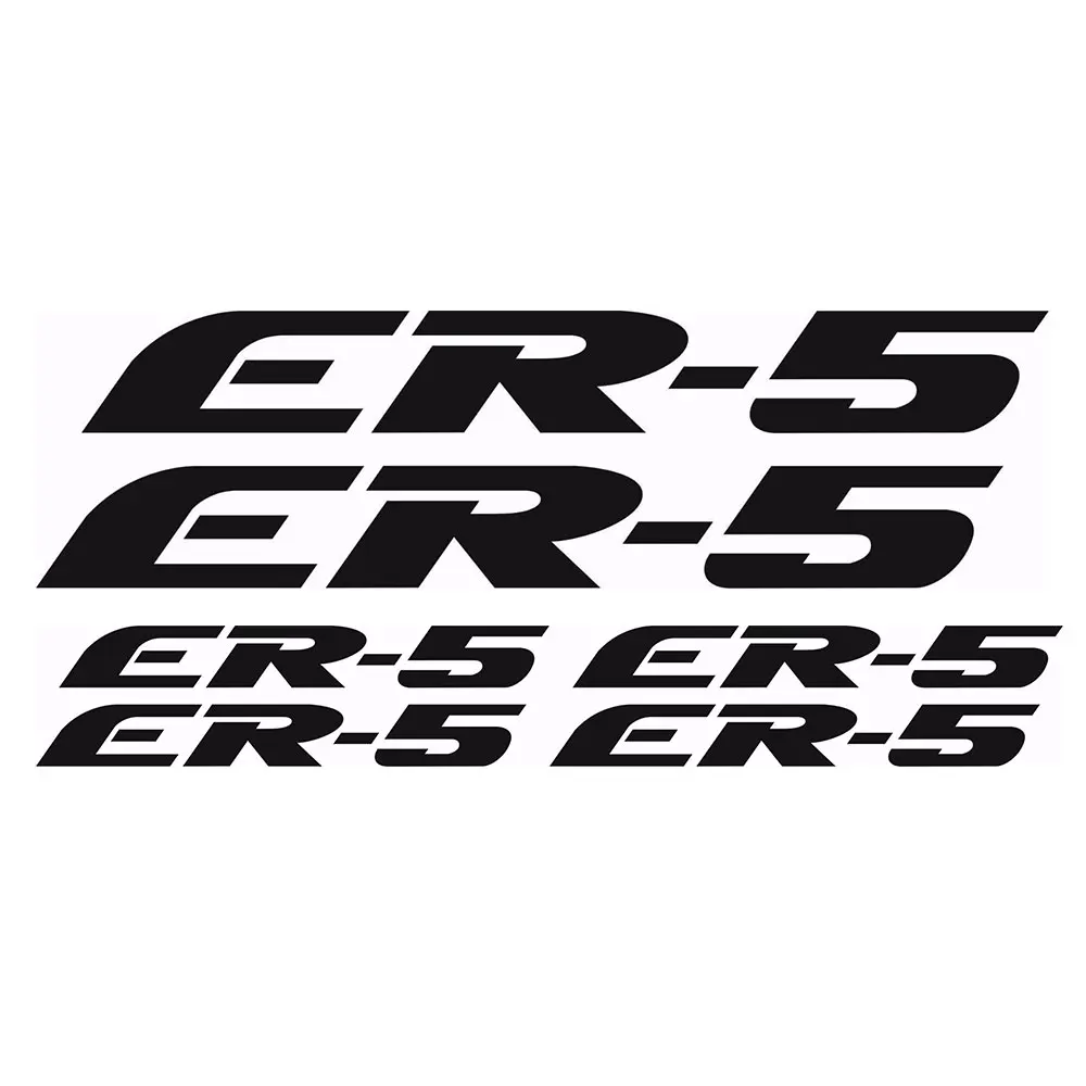 2pcs pour Kawasaki ER-5 ER5 Logo Décalcomanie Autocollants - AliExpress