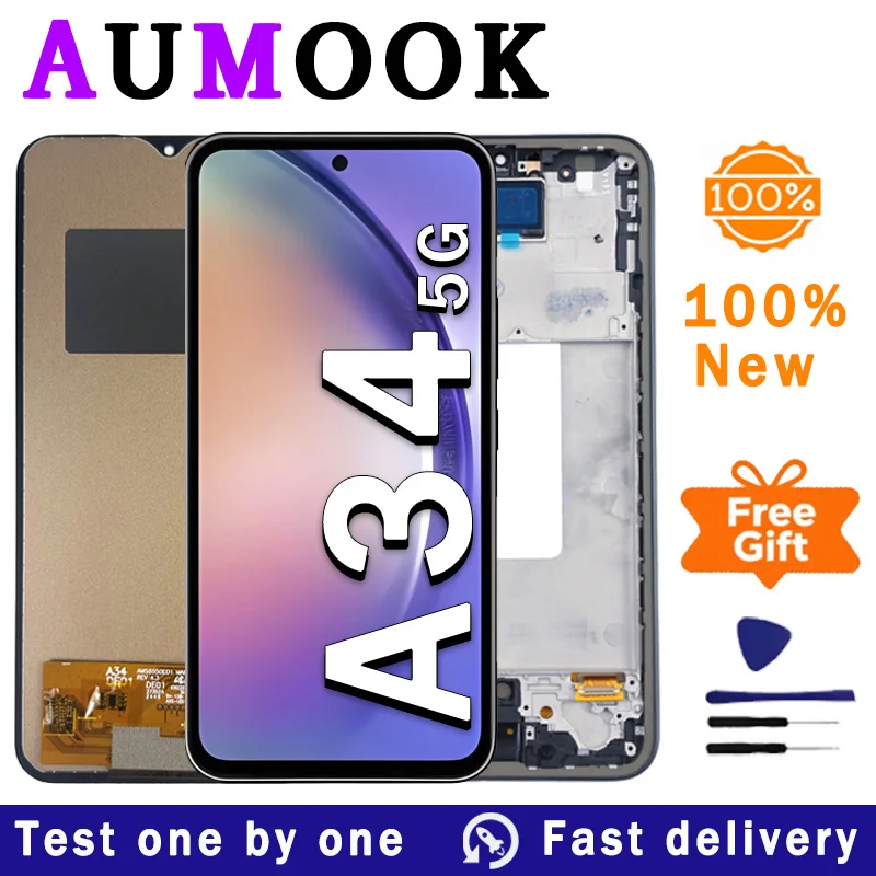 New OLED Display For Samsung Galaxy A34 LCD Display Touch Screen ...