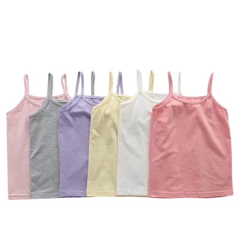 2024-Kids-Girls-String-Strappy-Tops-Sleeveless-Vest-Children-cami ...