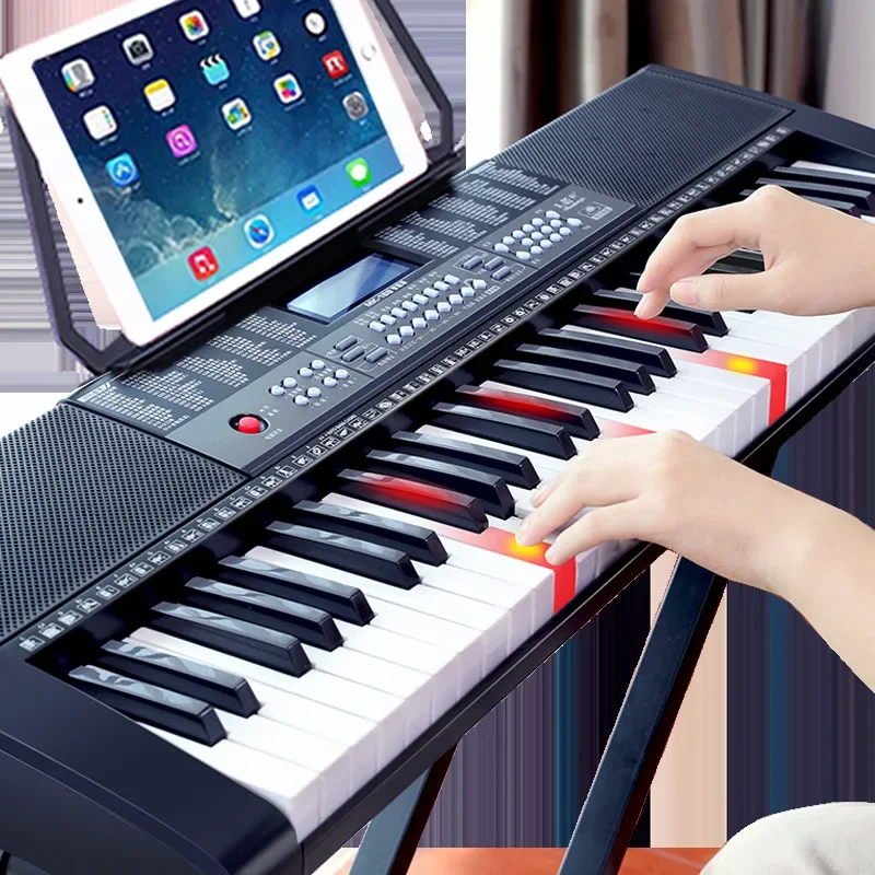 Adult-Electronic-Piano-Musical-Keyboard-61-Keys-Beginner-Professional ...