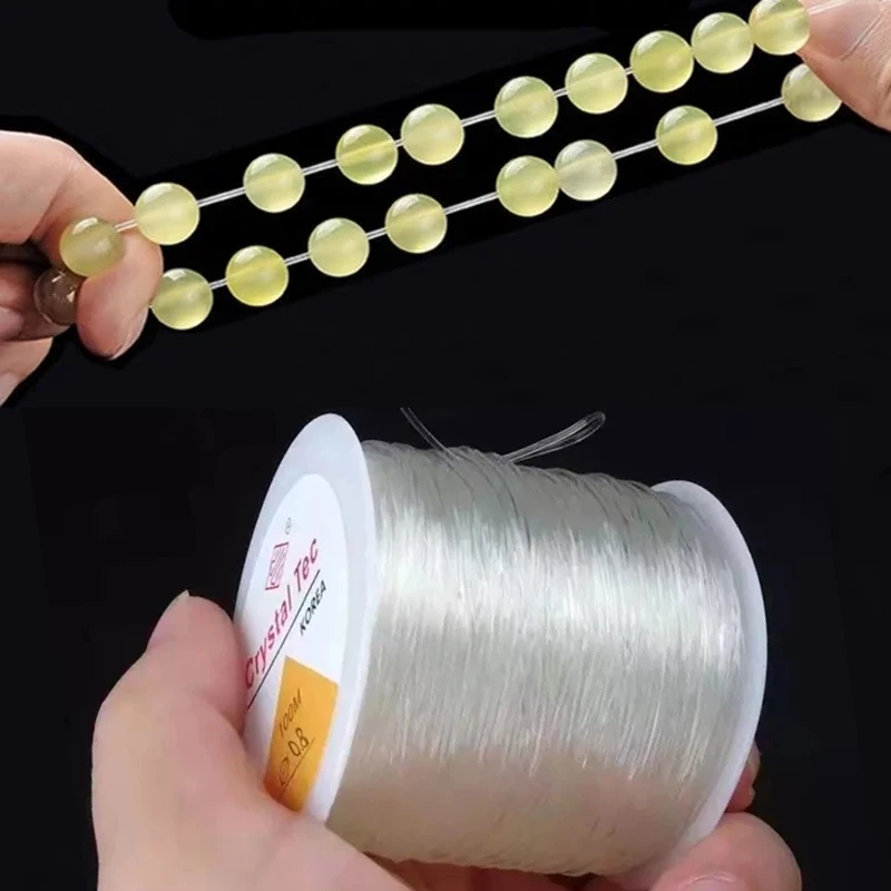 1Roll-Elastic-Cord-String-Transparent-Elastic-Thread-For-Jewelry-Making ...