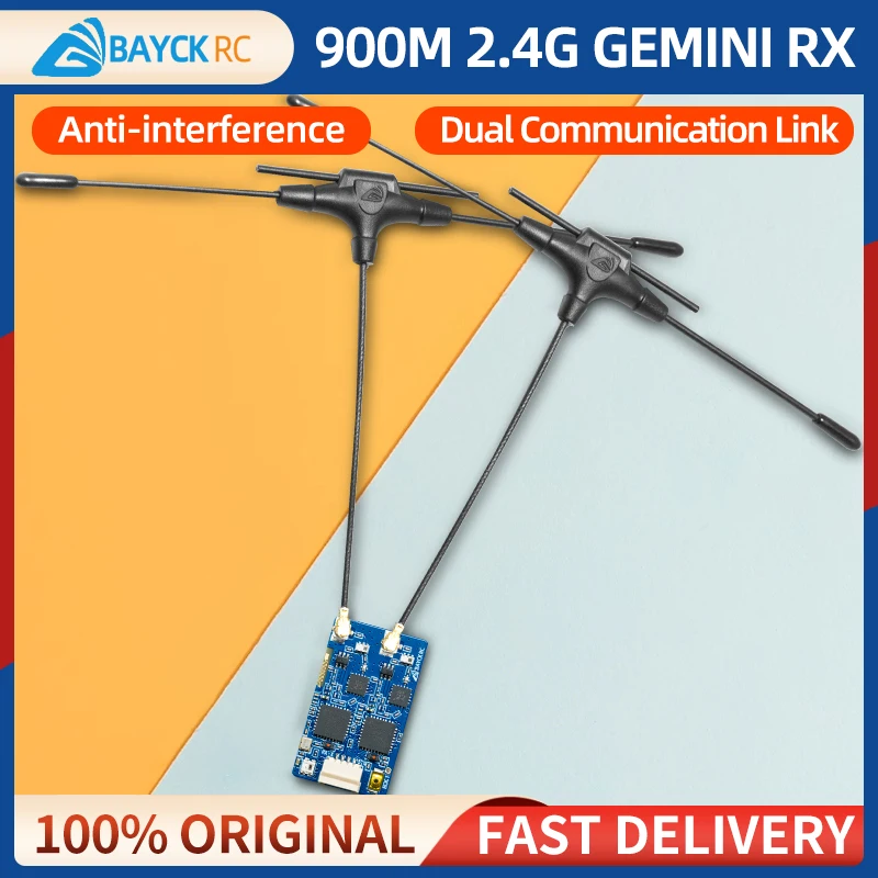 1/2/5PCS BAYCK 900MHz 2.4GHz 915M ELRS Dual Band Gemini Receiver ...