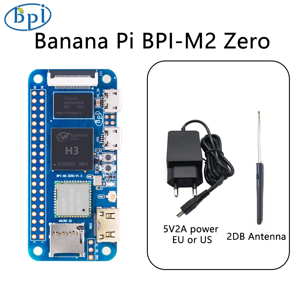 Banana-Pi-antena-WiFi-Zero-2DB-adaptador-de-corriente-USB-512MB-DDR-3 ...