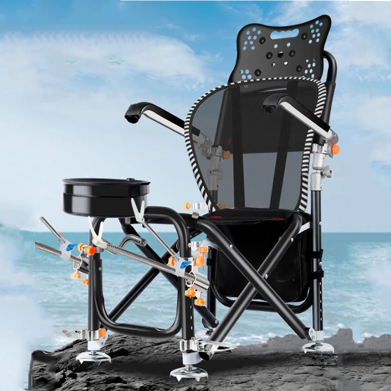 The-New-Style-Multi-function-Folding-Fishing-Chair-Reclining-Portable ...