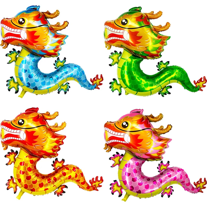 3D-Dragon-Balloons-Cartoon-Cute-Aluminum-Foil-Dragon-Balloons-Reusable ...