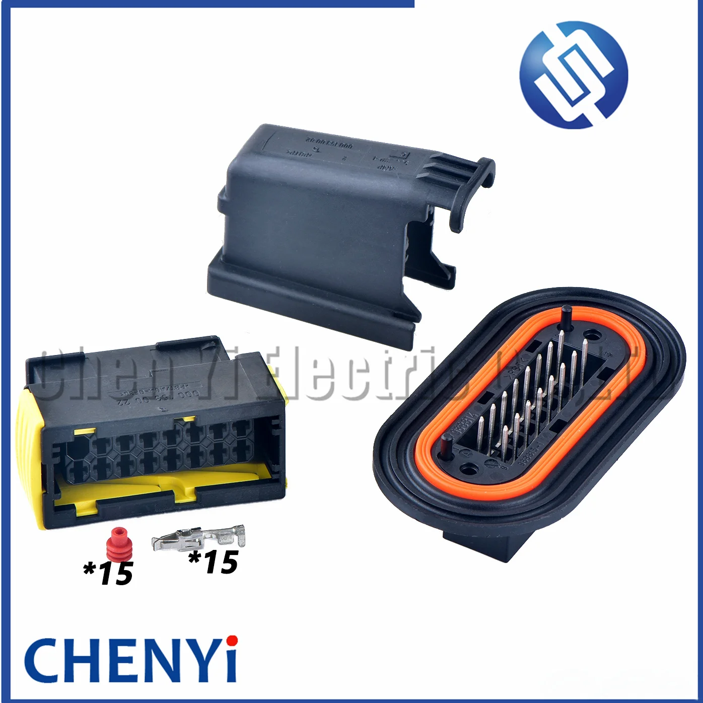 15-Pin-16P-AMP-Automobile-connector-Board-Plug-socket-0001530022-964589 ...