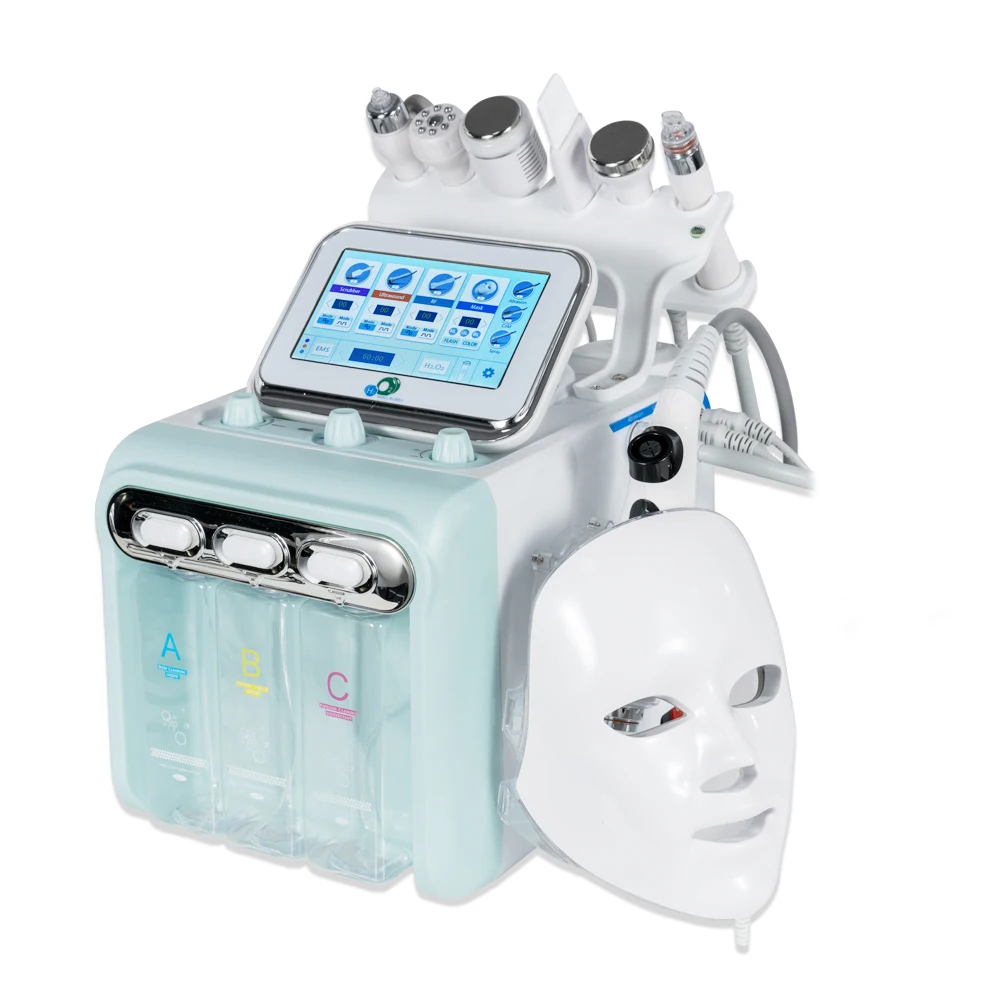 New 8 In1 Hydro Dermabrasion Rf Bio-lifting Hydrafacial Microdermabrasion Water Oxygen Beauty ...