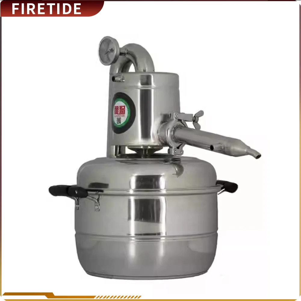 10L Water Alcohol Distiller Stainless Steel Home Small Brew Kit Still ...