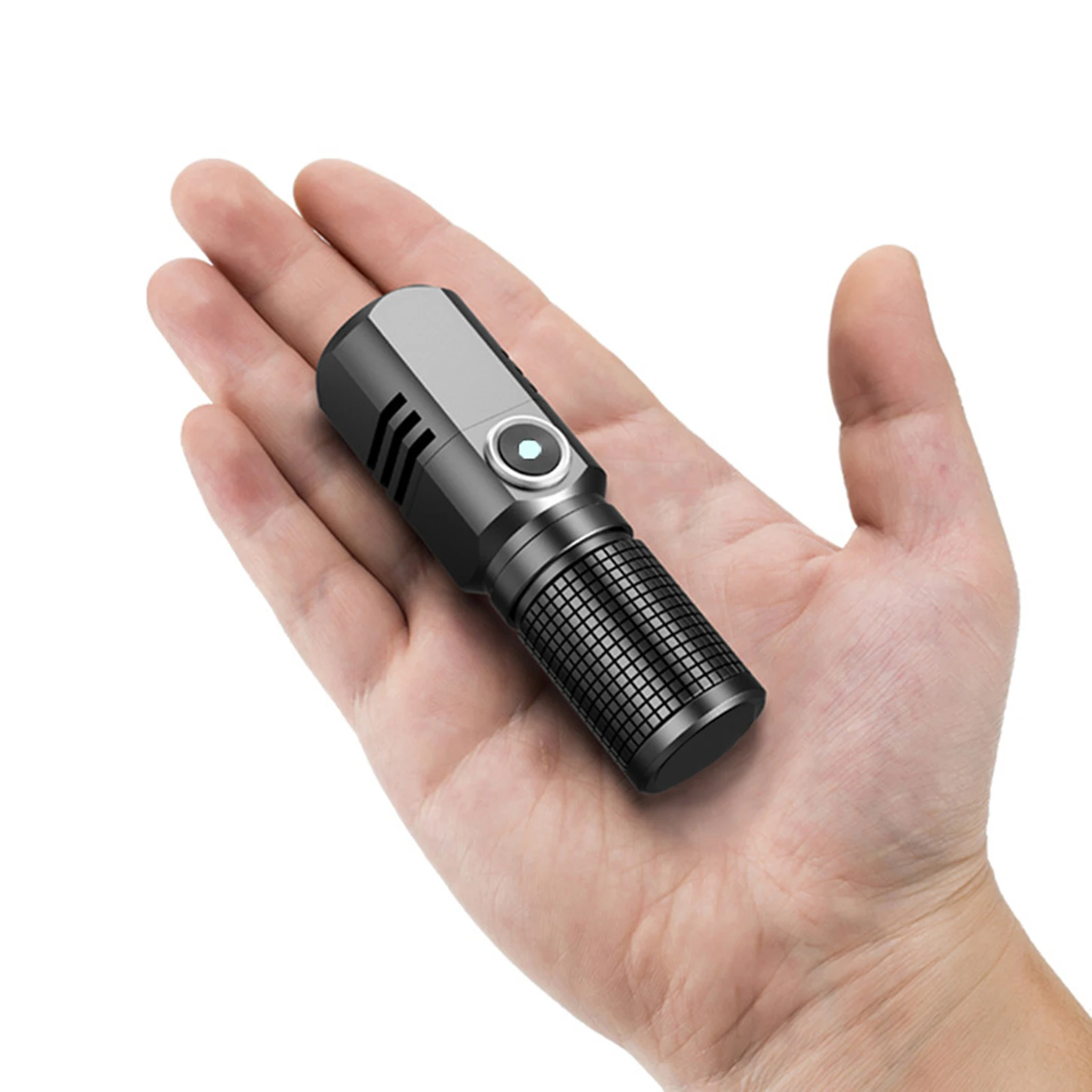 Mini-Strong-Led-Flashlight-Portable-Rechargeable-Retractable-Zoom ...