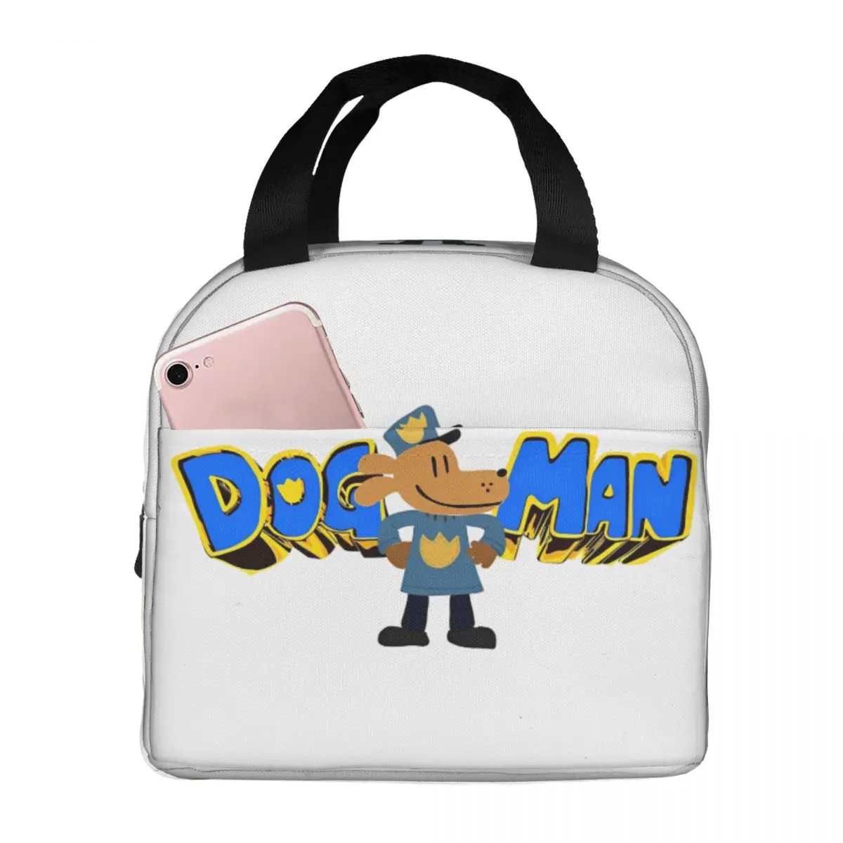 Dog Man Dogman Movie Comic Insulated Lunch Bag Leakproof Cartoon Lunch ...