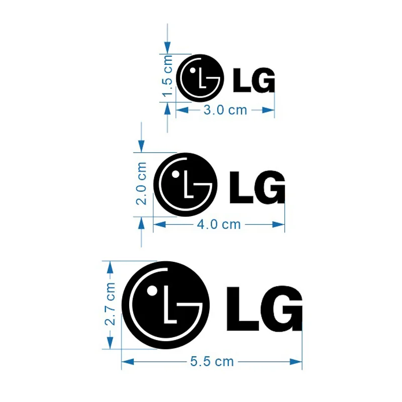 Lg Metal Sticker Washing Machine Refrigerator Monitor Logo Sticker ...