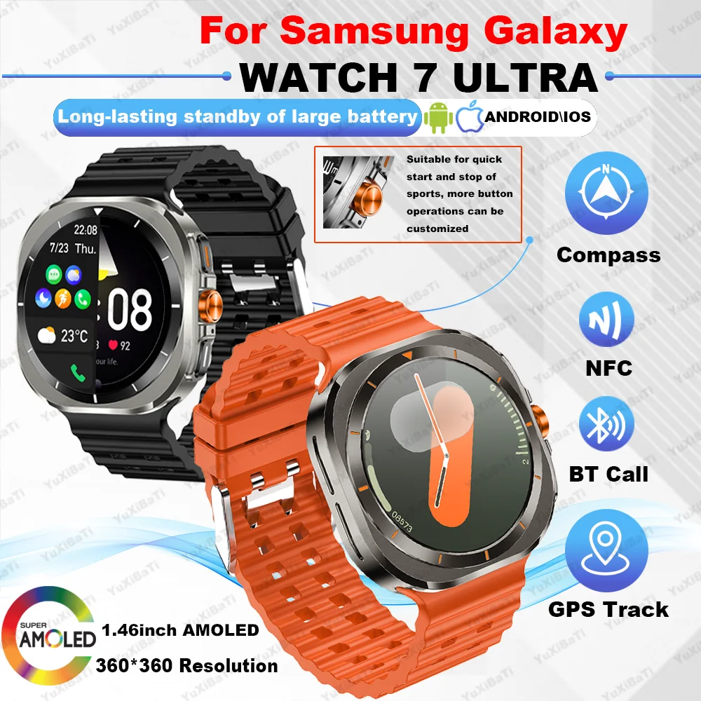 Reloj-inteligente-para-Samsung-Galaxy-Watch-7-Ultra-hombres-GPS ...