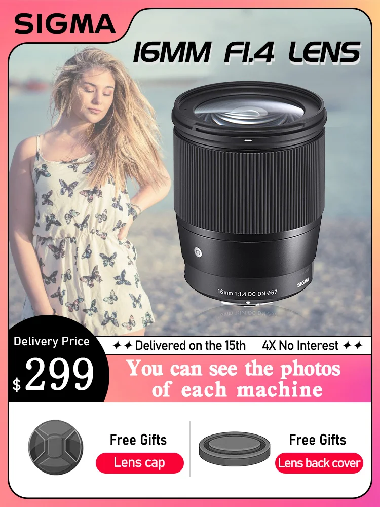 Sigma Objectif pour appareil photo sans miroir, Autofocus, Portrait, Grande ouverture, Partners ...