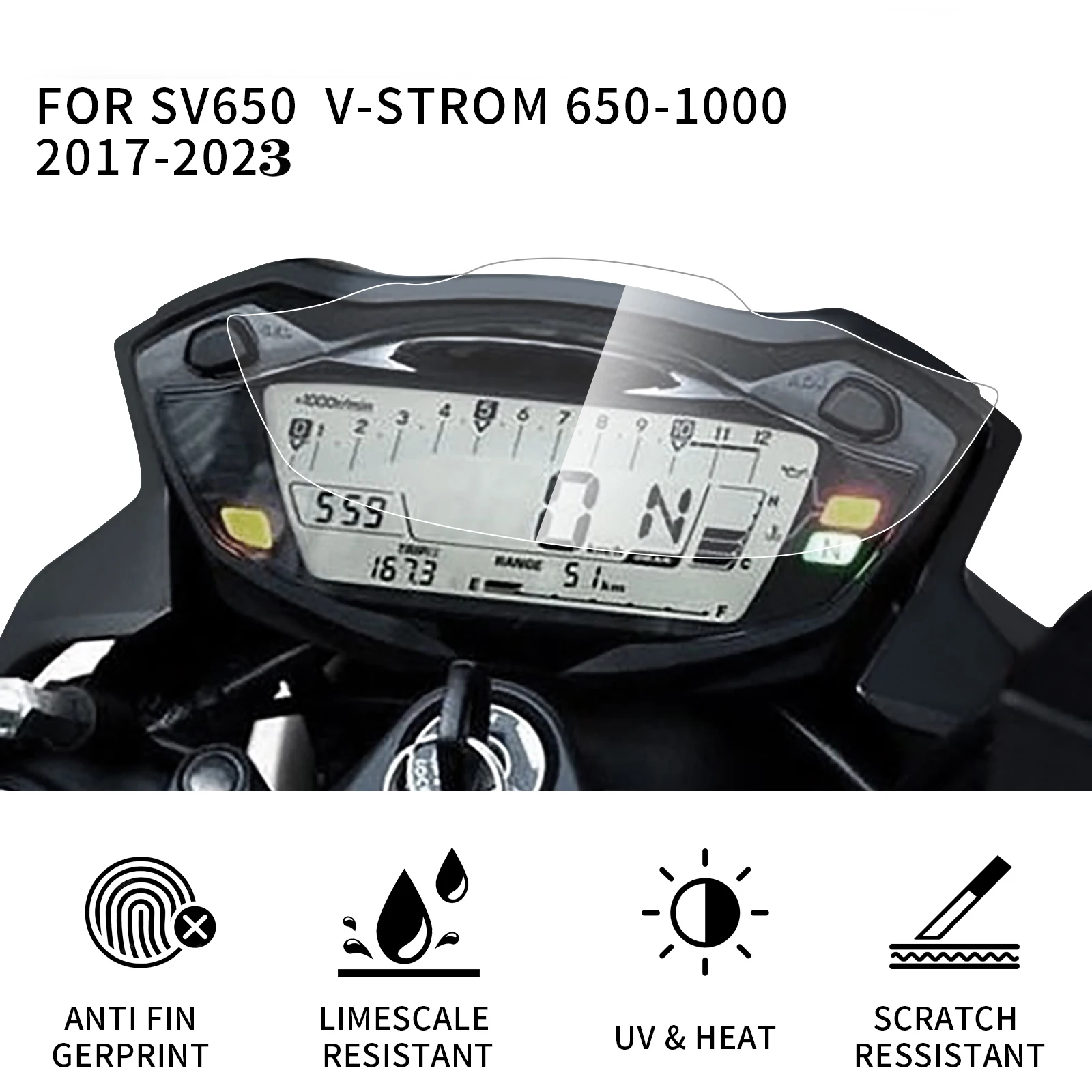 For-SUZUKI-SV650-X-V-strom-650-Vstrom-1000-Speedometer-Guard-Cluster ...
