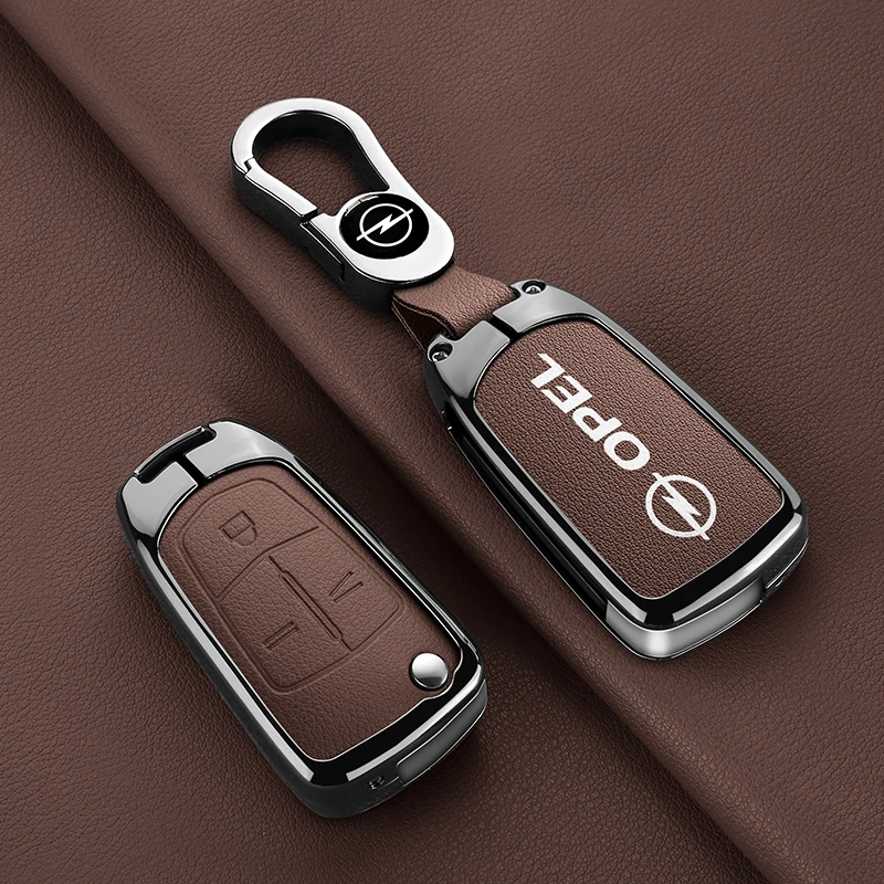 Car Key Case Cover Alloy Protection Shell Auto Accessory For Opel Astra ...