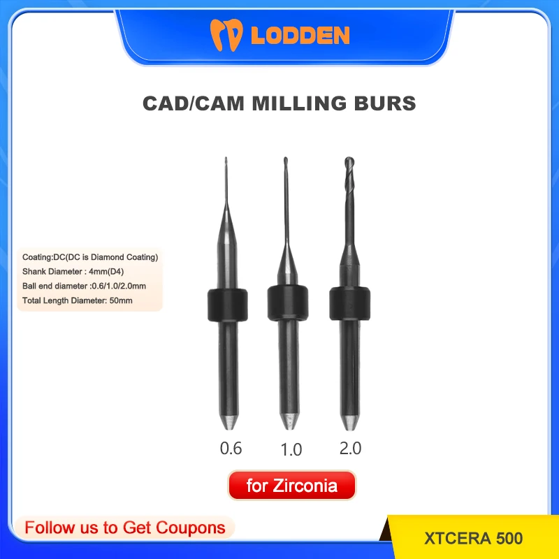 LODDEN-Dental-Lab-Zirconia-Burs-Cutting-Tools-Machine-Precision-Tool ...