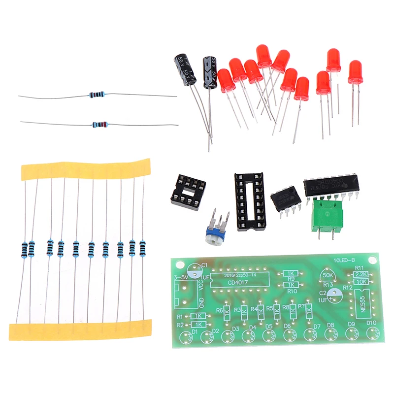 2023-LED-Light-Chaser-Water-Flowing-Light-LED-Electronic-DIY-Kits ...