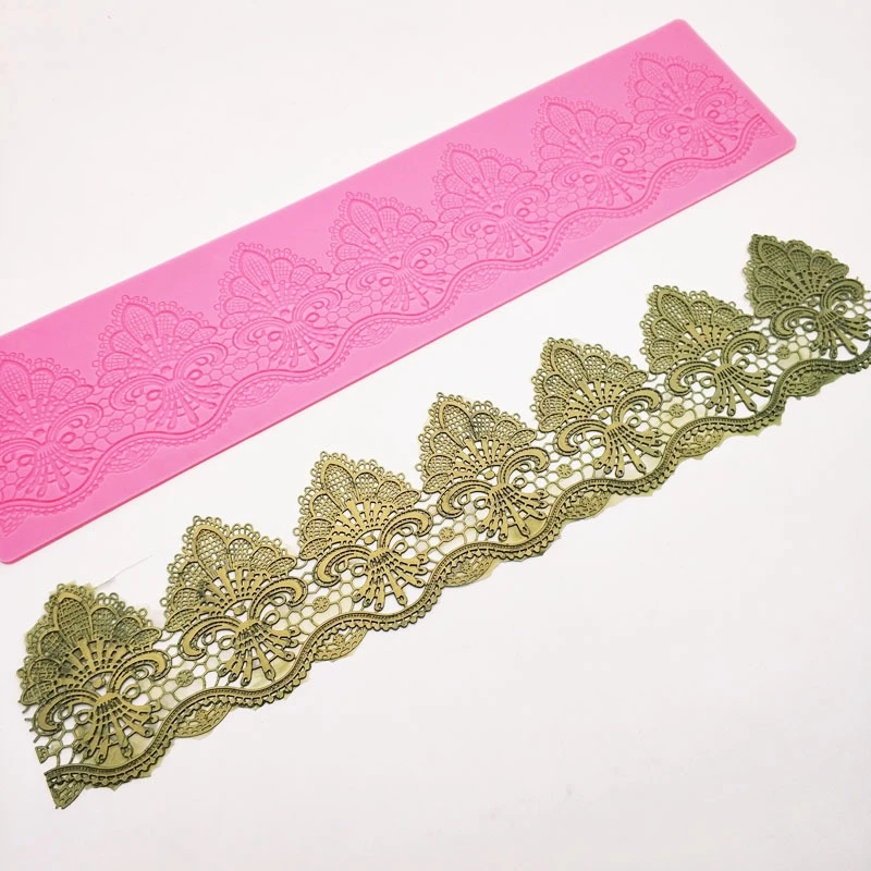 Amoliy-39-8cm-European-style-pattern-Cake-Mat-Fondant-Cake-Border ...