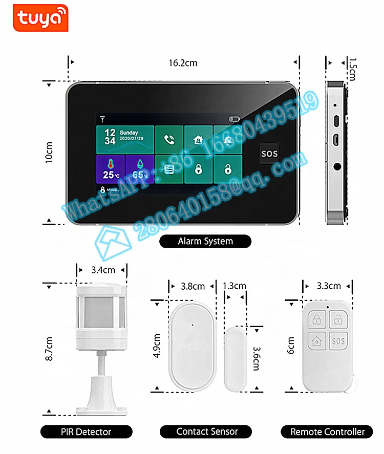Vezeték Nélküli Tuya Wifi Gsm Intelligens Otthon – Rendszer – FIXO.hu