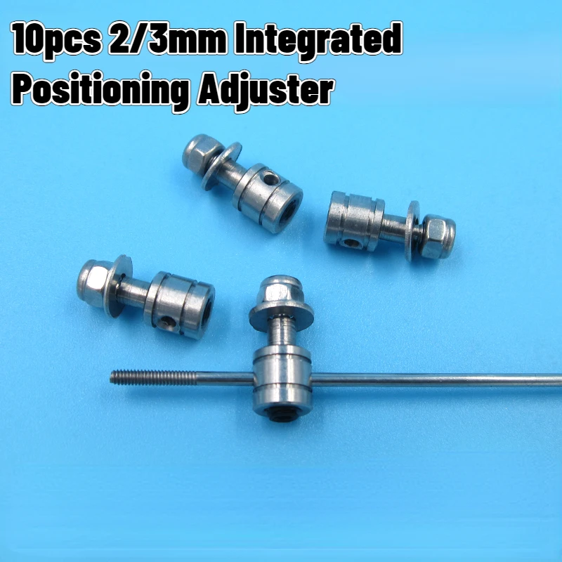 10pcs-2-3mm-Metal-All-in-one-Quick-Adjuster-Positioner-Linkage-Stopper ...