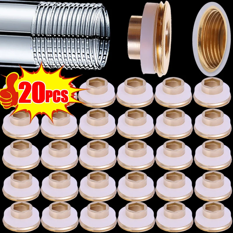 1-20PCS-4-Points-Copper-Sealing-Gaskets-Faucet-Leak-proof-Sealed-Ring ...