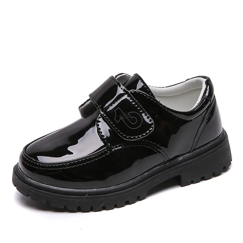 Black-Boys-Leather-School-Shoes-Gentleman-Boy-Performance-Dress-Shoes ...