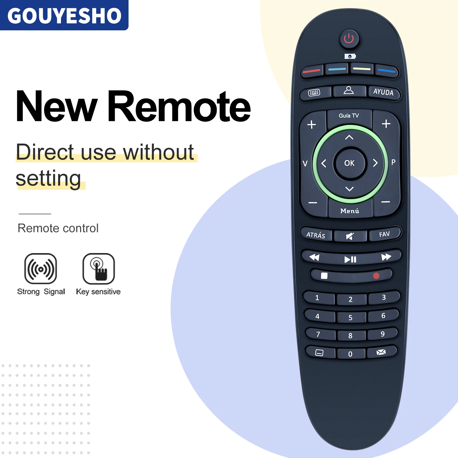 NEW Remote Control For MOVISTAR TV T4HS1408/39RA URC17972-00R00 S-15 ...