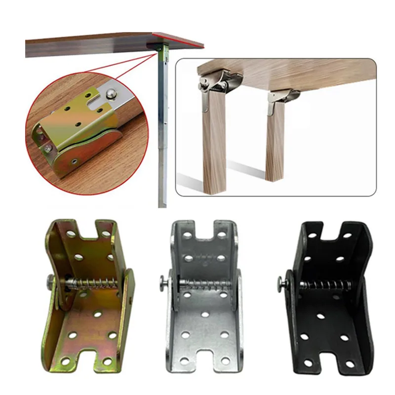 90-Degree-Table-Legs-Self-Locking-Folding-Hinge-Chair-Extension ...