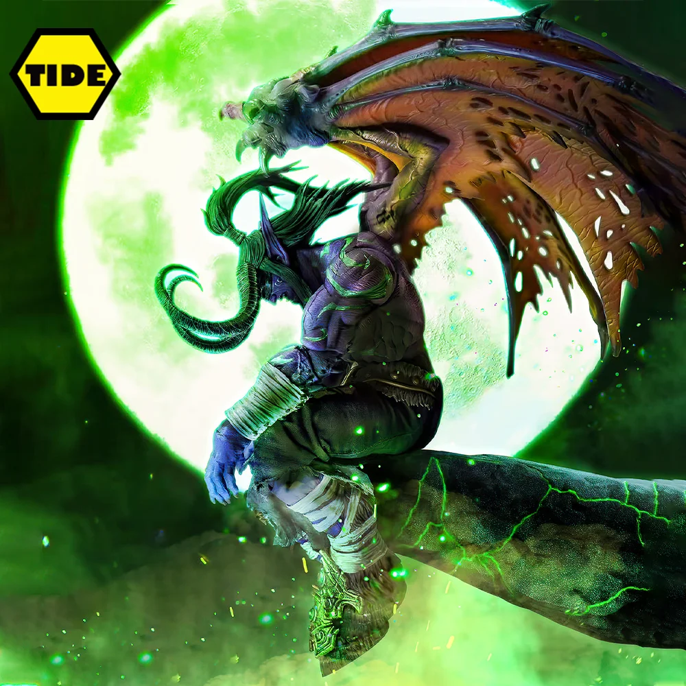 In-Stock-HERO-TOYS-1-10-Demon-Hunter-Illidan-Stormrage-Night-elves-Dark ...