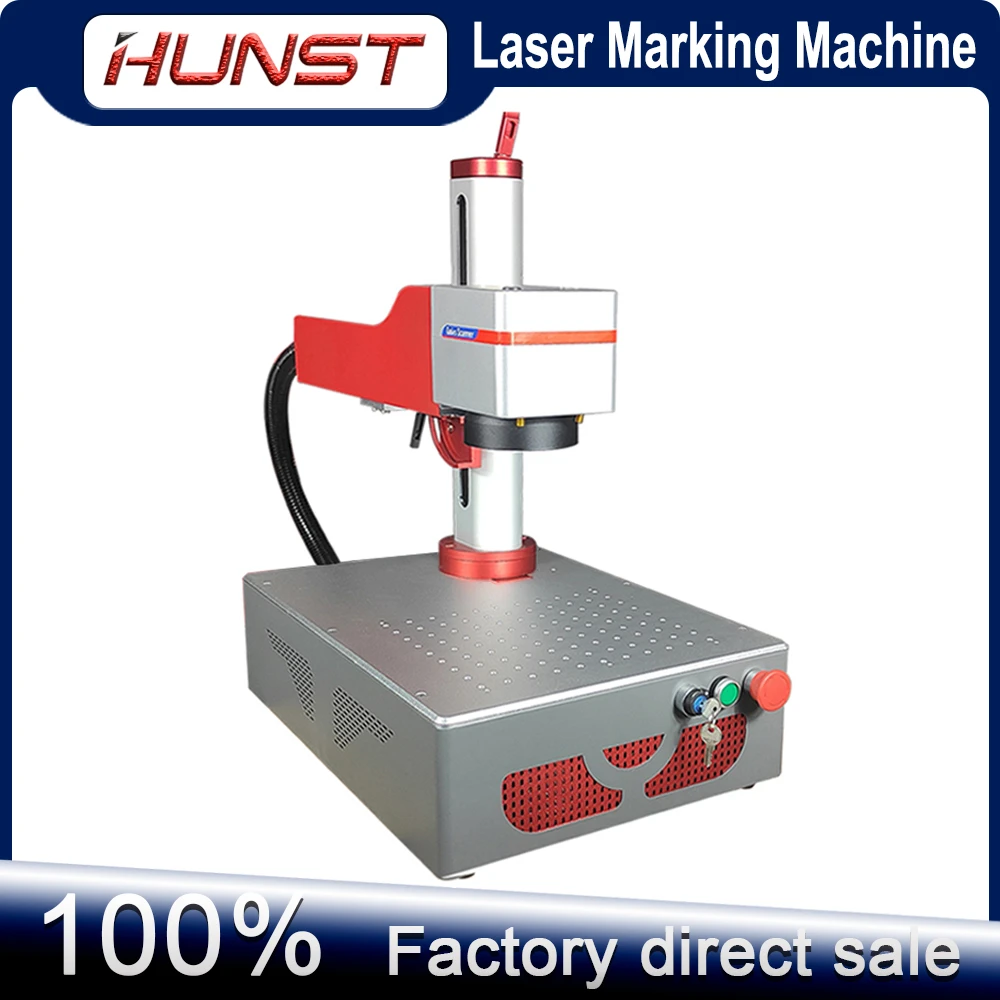 Hunst Small Laser Marking Machine MAX 30W Portable Foldable Mini Fiber ...