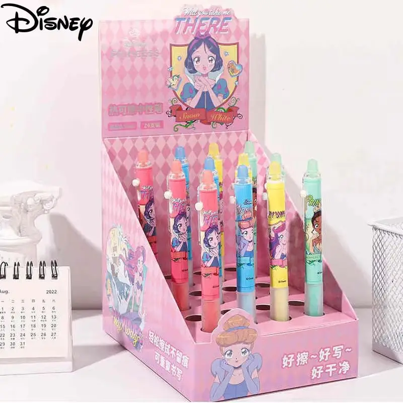4/24pcs Princess Gel Pen Student Writing 0.5 Erasable Blue Cute ...