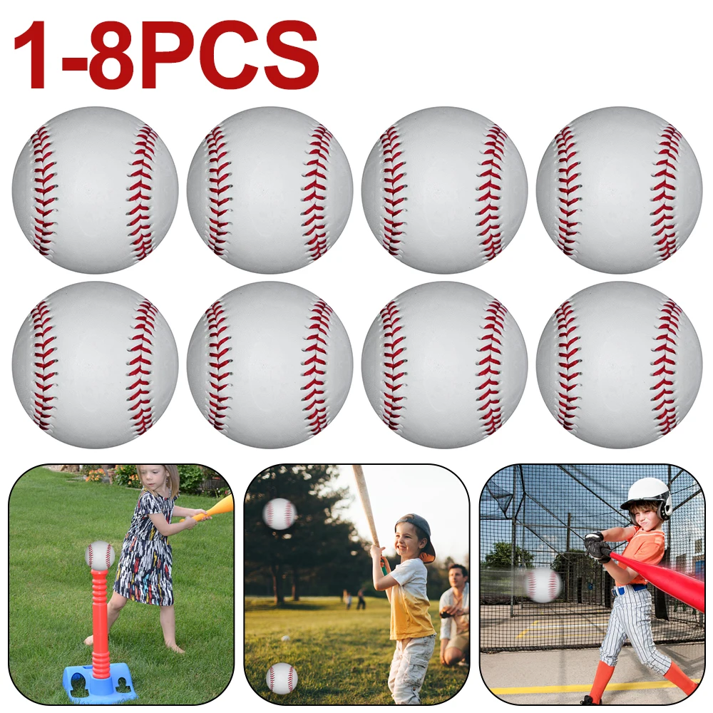 High-quality-9-Handmade-Baseballs-PVC-Upper-Rubber-Inner-Soft-Baseball ...