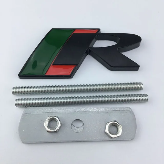 3D Metal R Sport Logo Front Grill Badge Emblem Decals for Jaguar S-Type ...